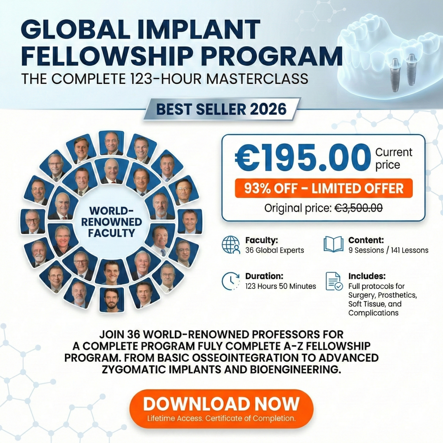 Global Implant Fellowship Program: The Complete 123-Hour Masterclass ...